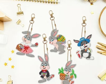 DIY 5 Large Snowmen Keychains/ornament With A Double Sided Design, 5D ...