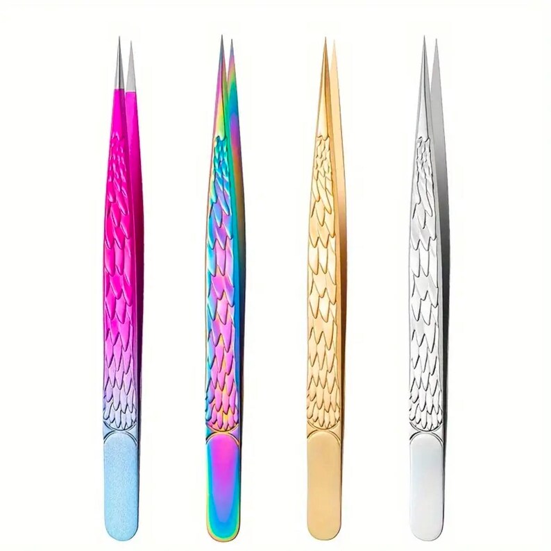 Pretty Precision Craft Tweezers – Set of 4 or Individual | Fine Tip for ...
