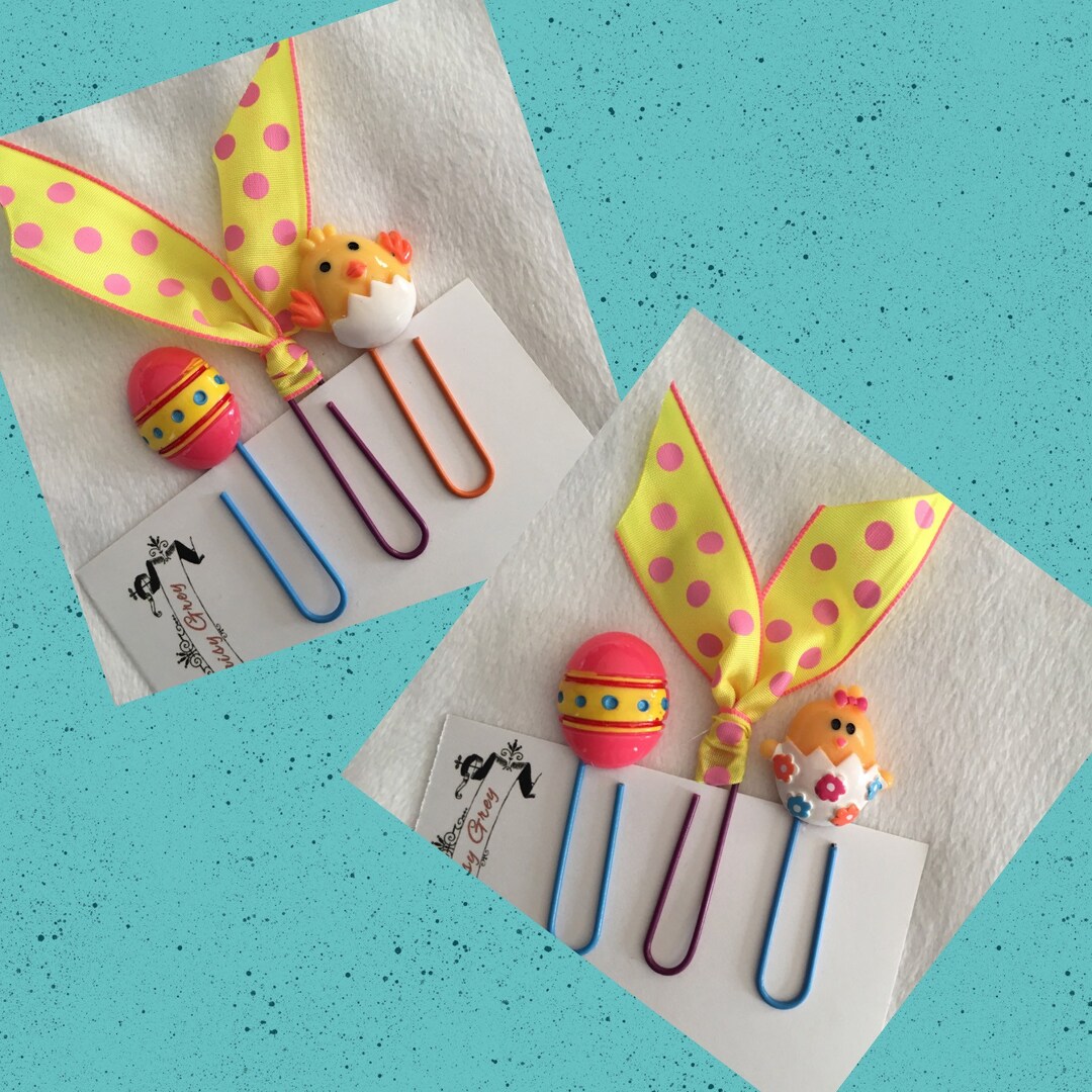 Easter Clips Bunnies Chicks an Paper Clips - Etsy