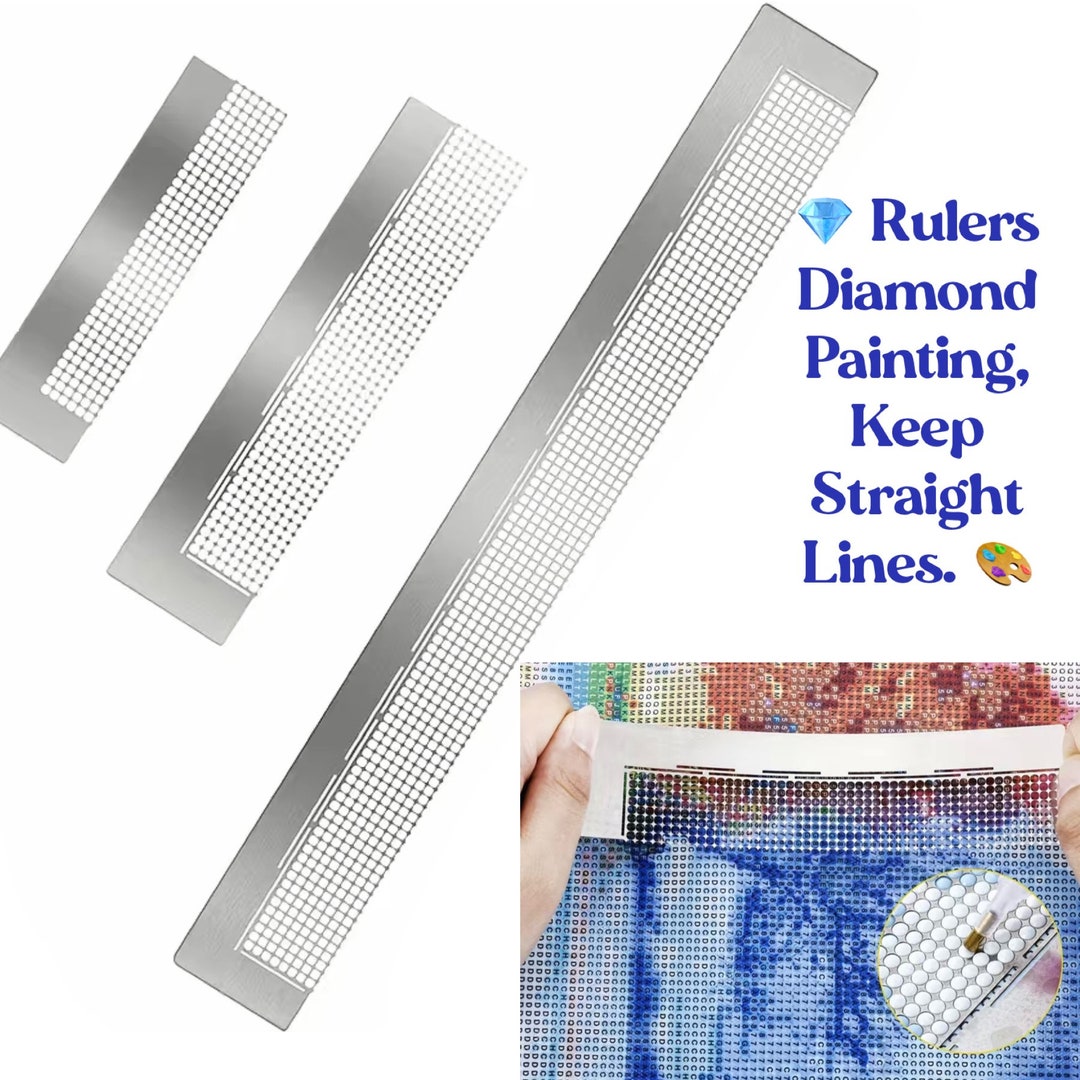 141mm Alignment Rulers in 3 Sizes for Diamond Painting, 216, 400 and ...