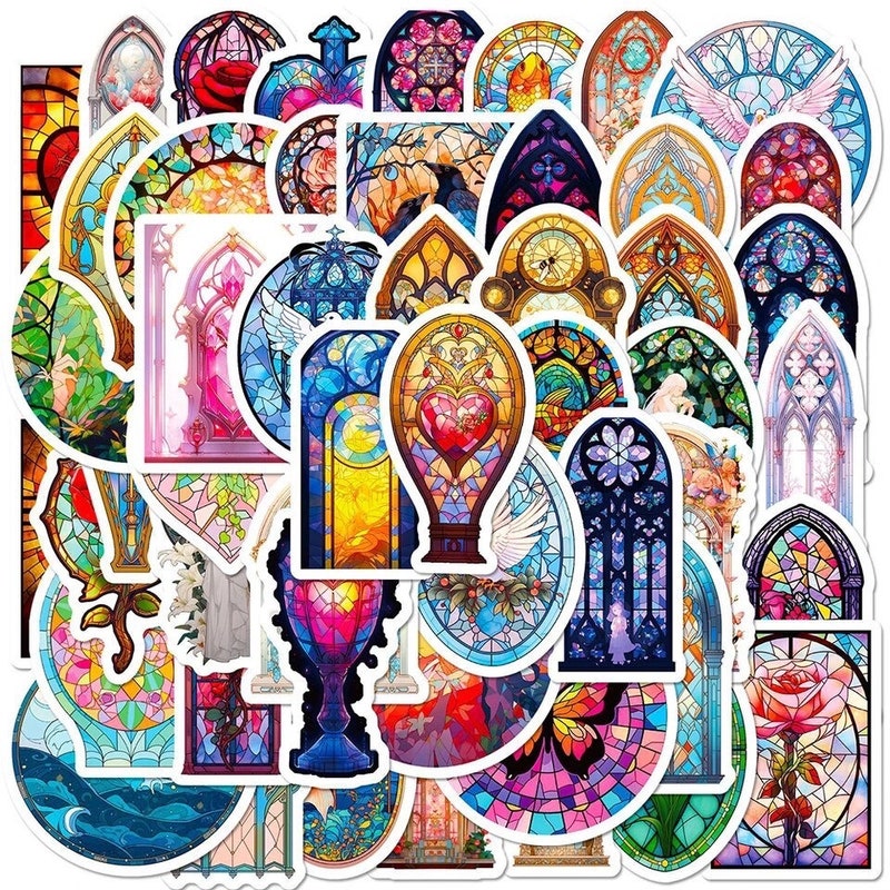 Stained Glass Window Film - Etsy