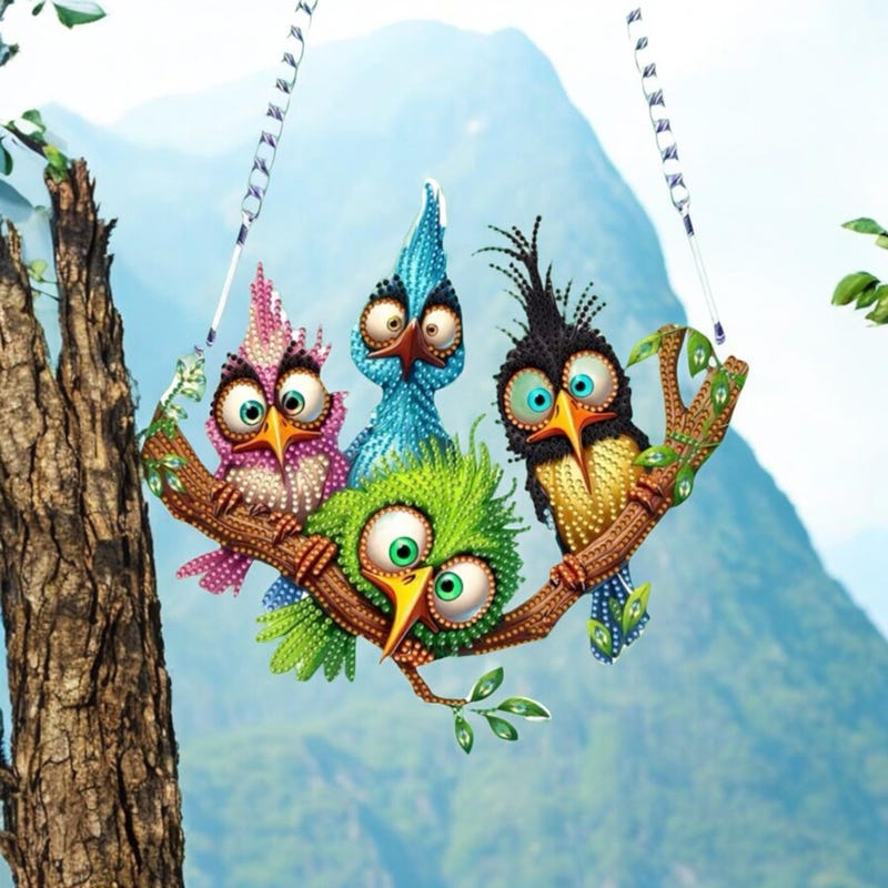 Hanging Art Decor Funky - Etsy