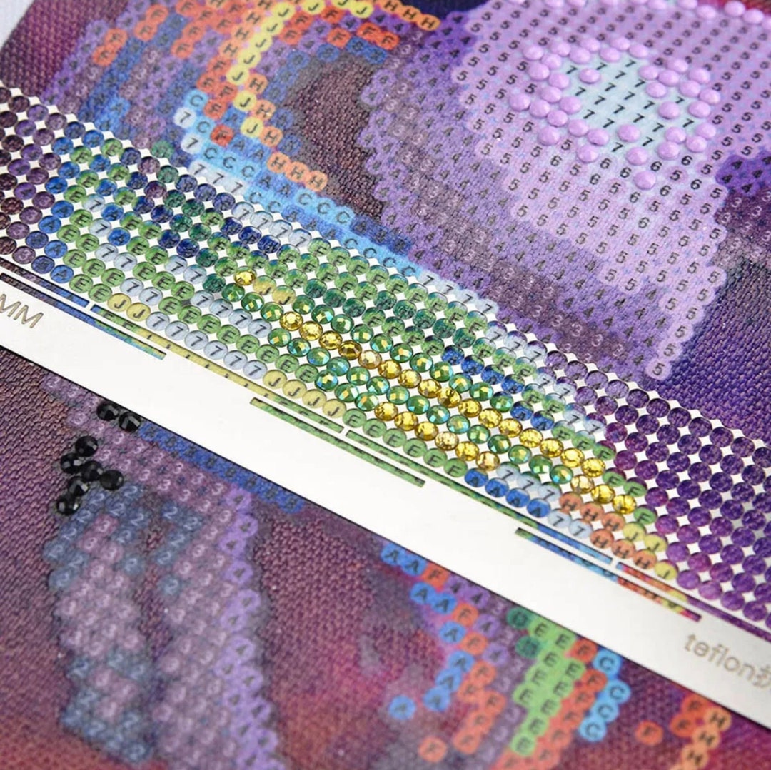 240 Hole Alignment Ruler for 141mm Drills, for Diamond Painting Pen ...