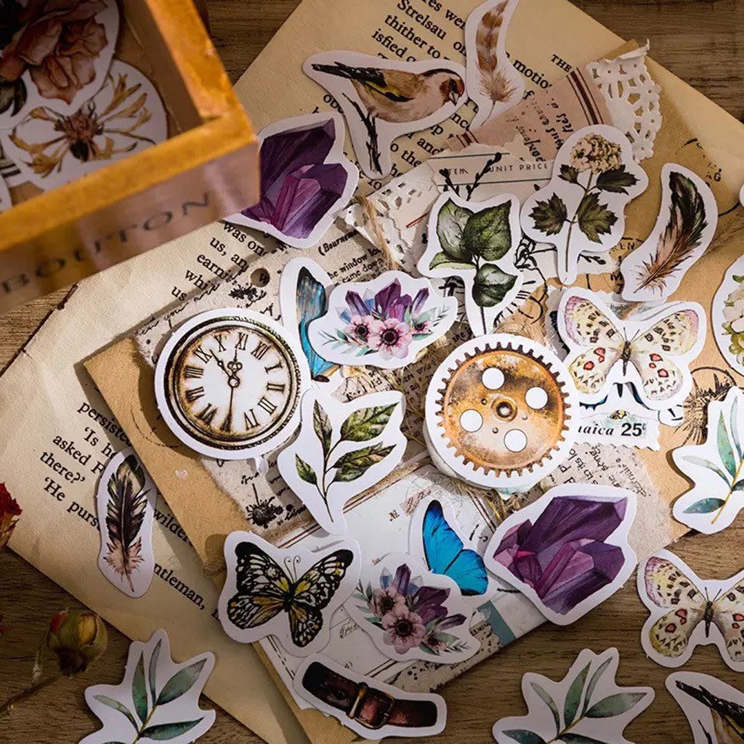Clearance: Steampunk Vibes, Birds, Feathers, Flowers, Skeleton Keys ...