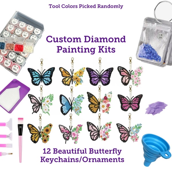 Butterfly Diamond Painting - Etsy
