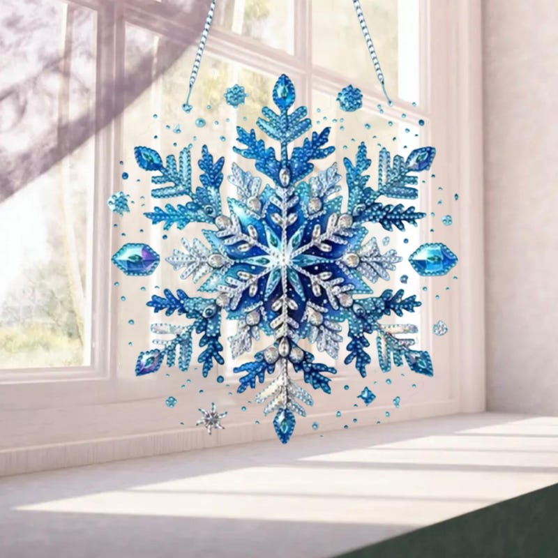 Blue Diamond Suncatcher - Etsy UK