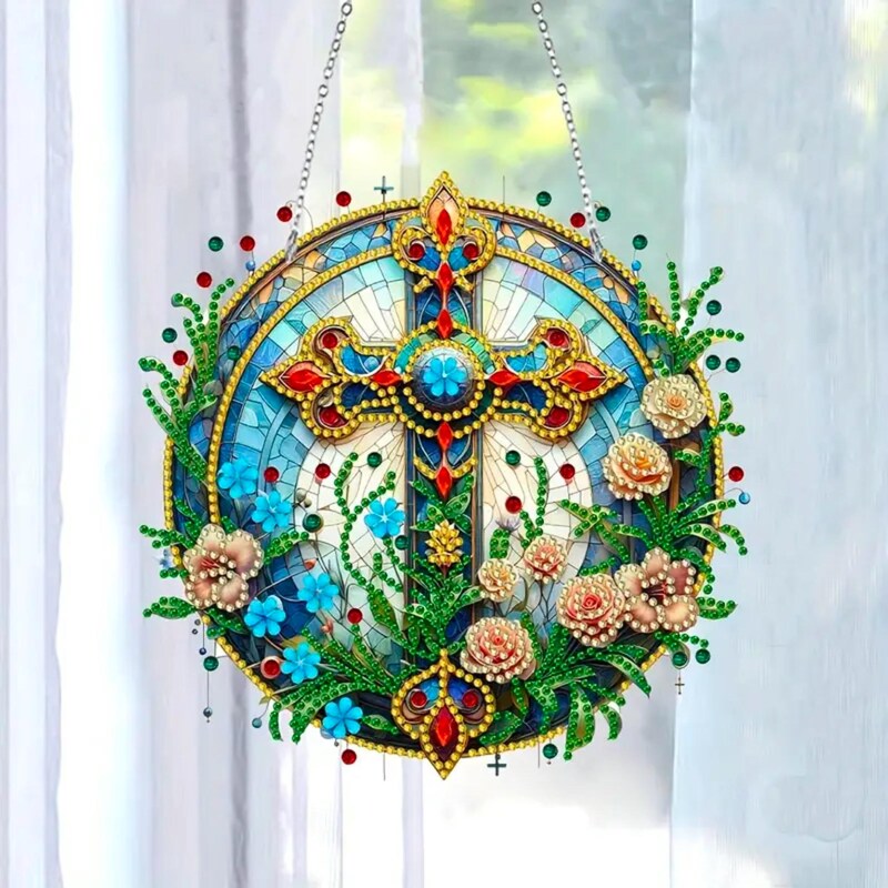 Cross Sun Catcher - Etsy