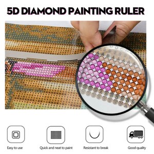 141mm Alignment Rulers in 3 Sizes for Diamond Painting, 216, 400 and ...