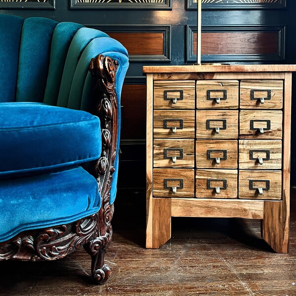 Library Card Catalog - Etsy