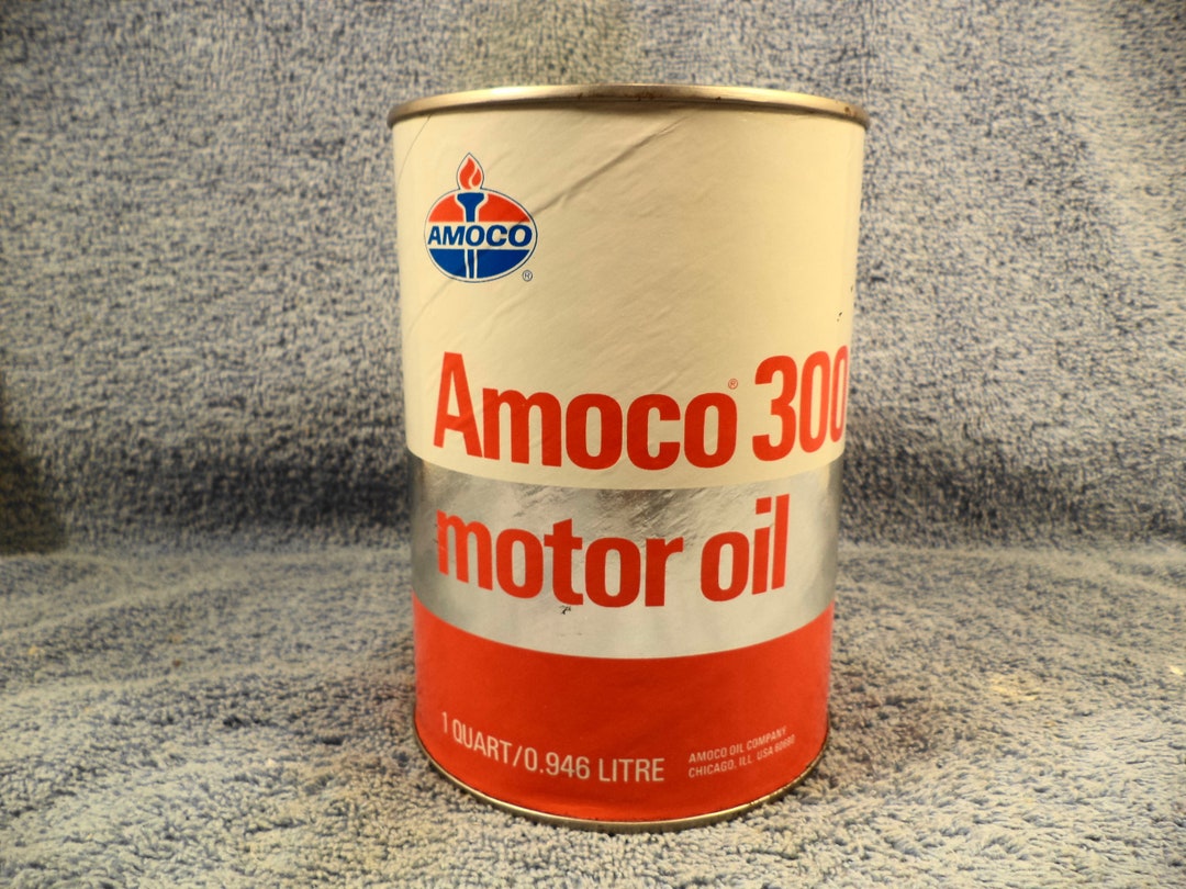 Amoco 300 Motor Oil 1 Quart Motor Oil Can - Etsy