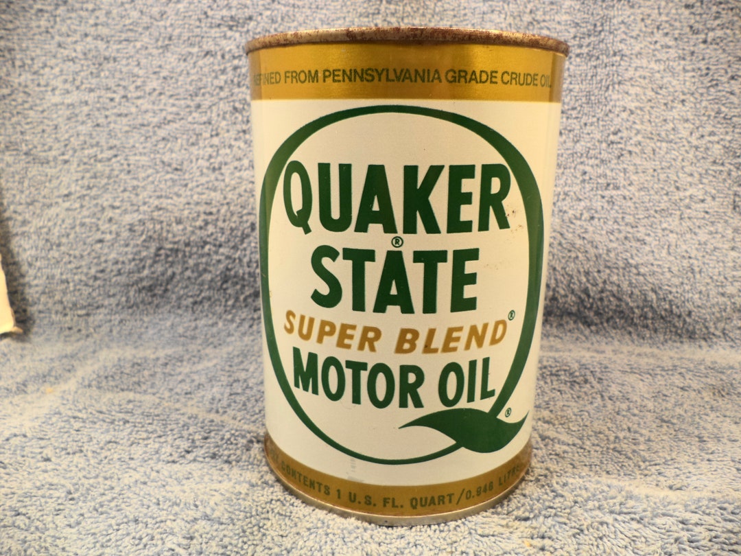 Quaker State Super Blend Motor Oil 1 Quart Motor Oil Can - Etsy
