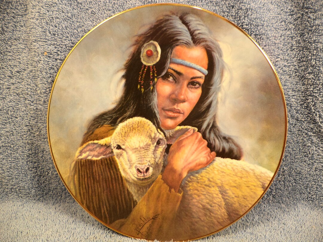 1981 Lilly of the Mohawks Collector Plate by Don Ruffin - Etsy