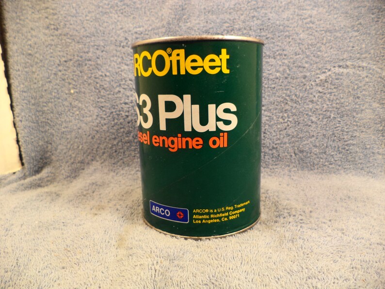 ARCO Fleet S3 Plus Motor Oil 1 Quart Motor Oil Can - Etsy