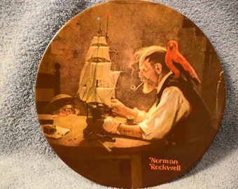 The Ship Builder Collector Plate, Norman Rockwell Series - Etsy