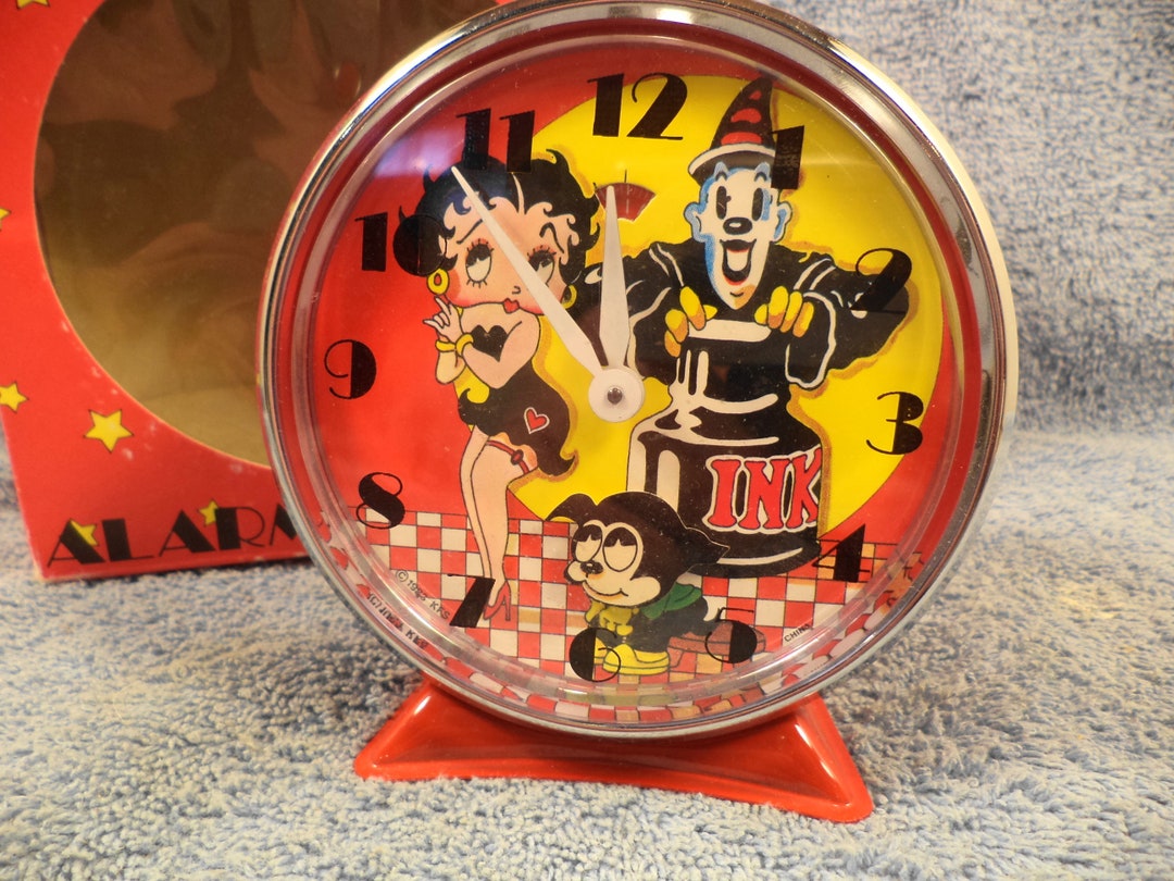 1983 Betty Boop Animated Alarm Clock Still New in the Box - Etsy