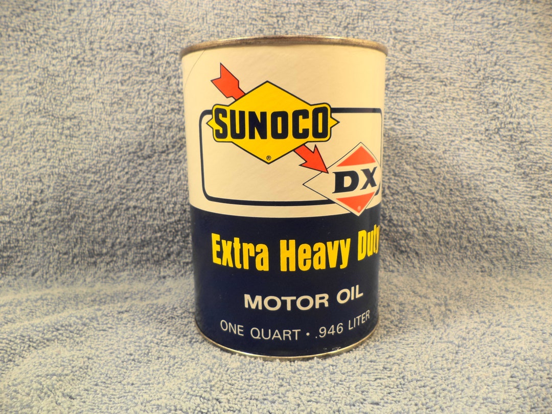 Sunoco DX Extra Heavy Duty Motor Oil 1 Quart Motor Oil Can - Etsy