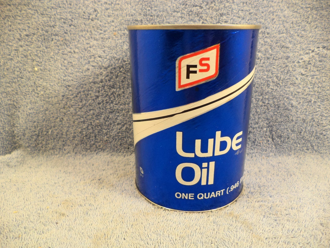 Farm Service F S Lube Oil 1 Quart Motor Oil Can - Etsy