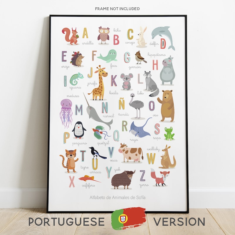 Animal Alphabet - Etsy