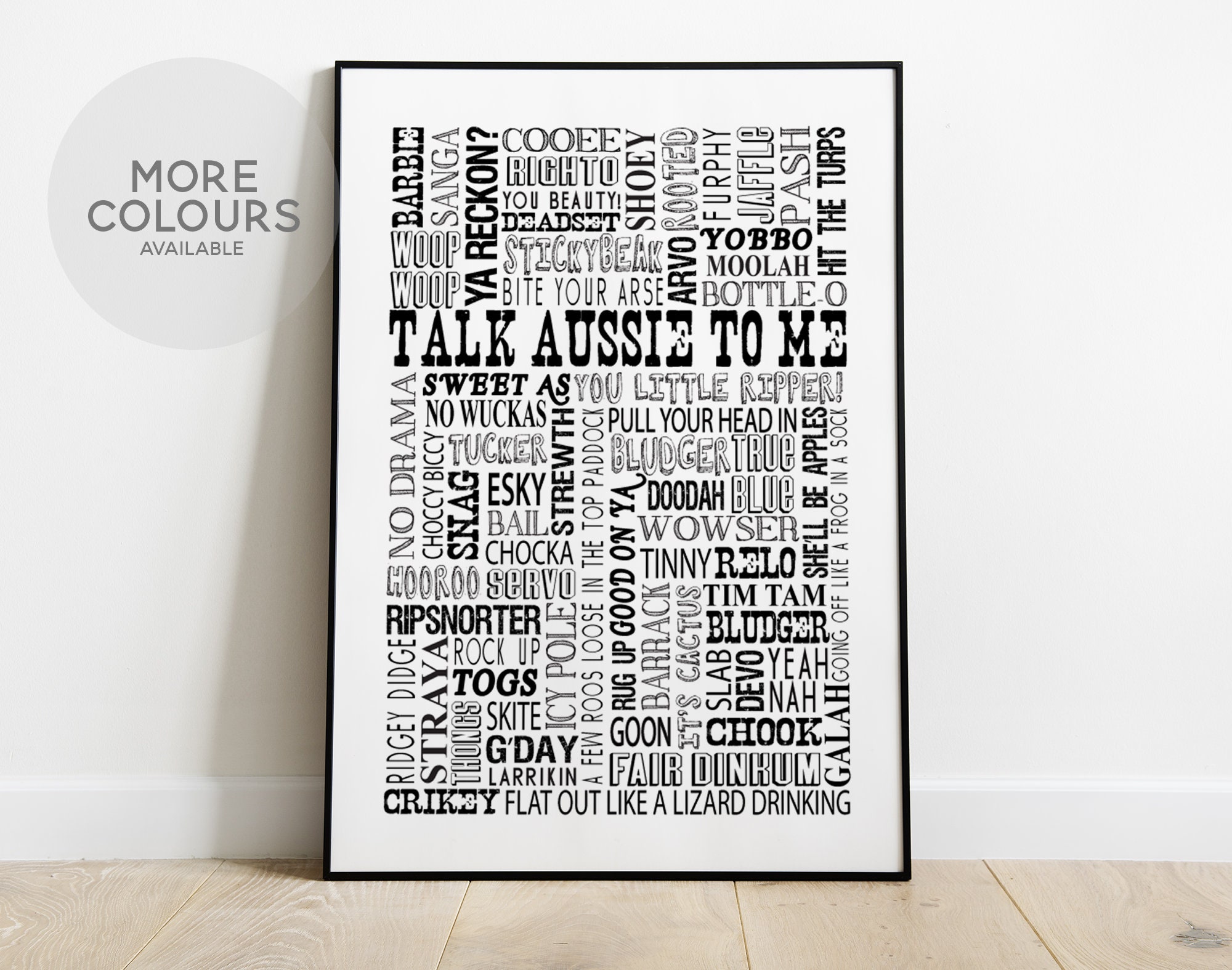 AUSTRALIAN Words and Phrases Aussie Slang Print Australian - Etsy