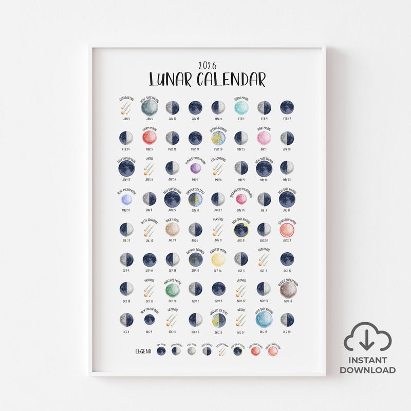 2026 Calendar Ideas - Etsy UK