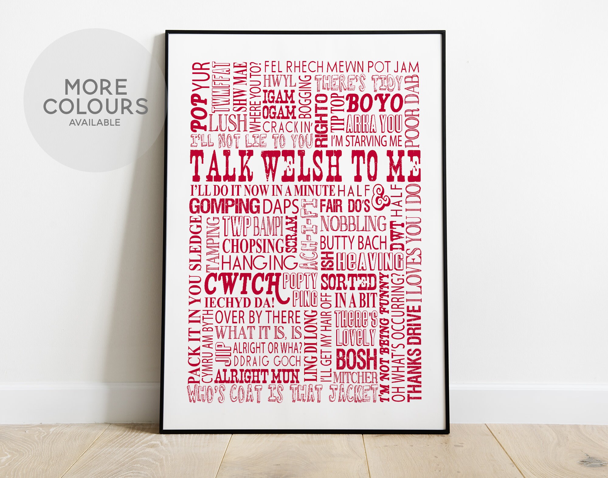 WELSH Funny Sayings Print Funny Welsh Phrases Typographical - Etsy