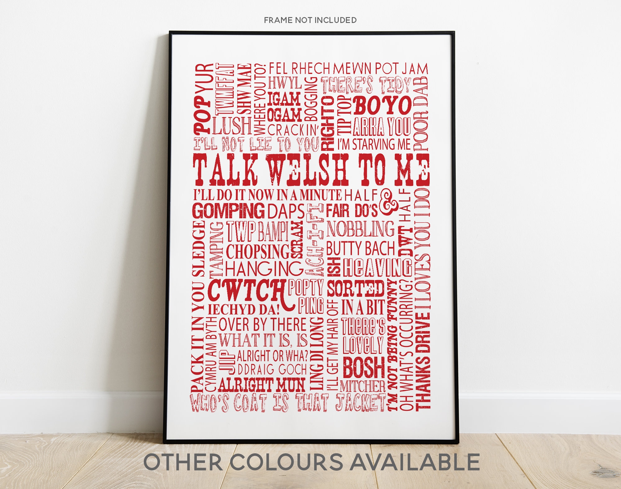 WELSH Funny Sayings Print, Funny Welsh Phrases, Typographical Print ...