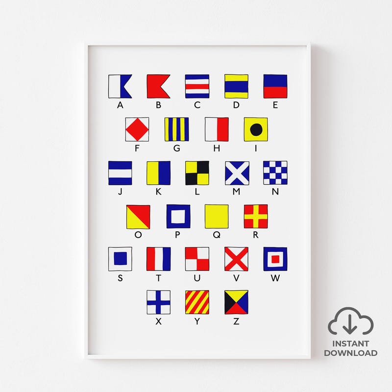 Nautical Alphabet - Etsy