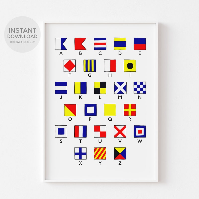 Nautical Alphabet - Etsy