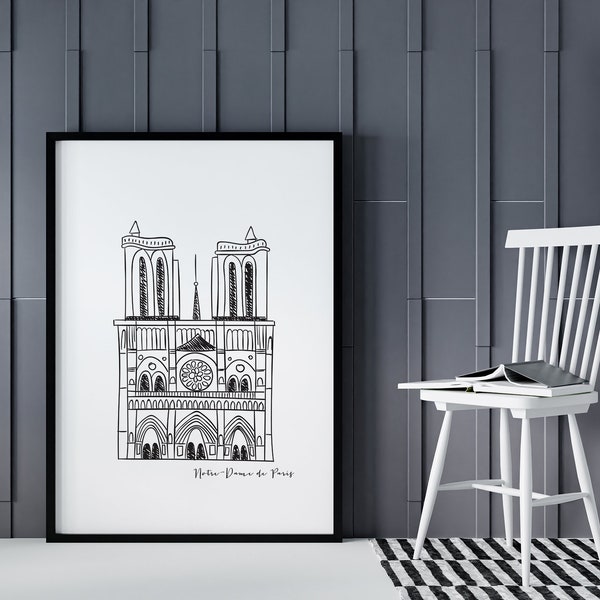 Notre Dame Cathedral - Etsy