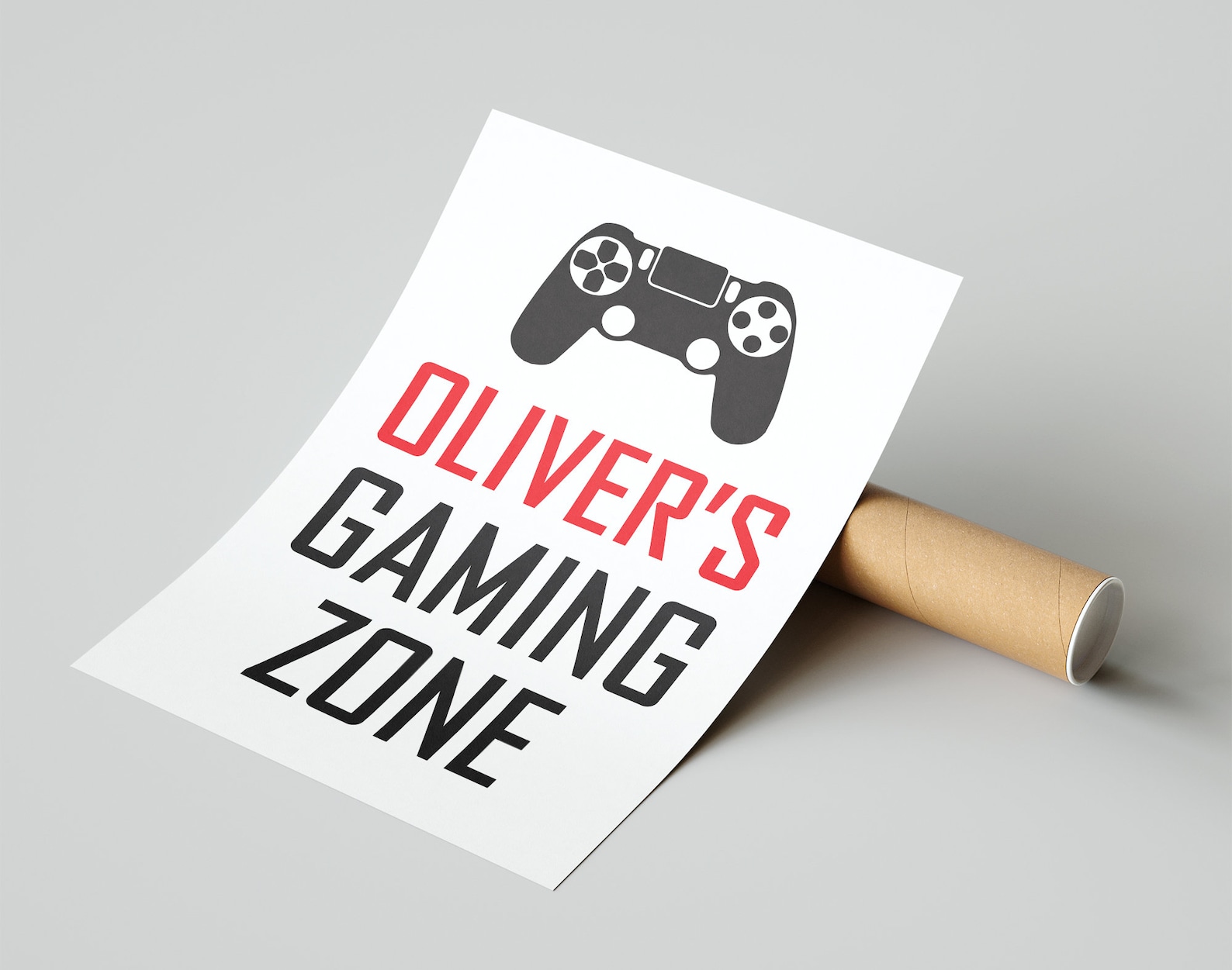 Personalised GAMING ZONE Wall Art Print Gaming Poster Gamer - Etsy