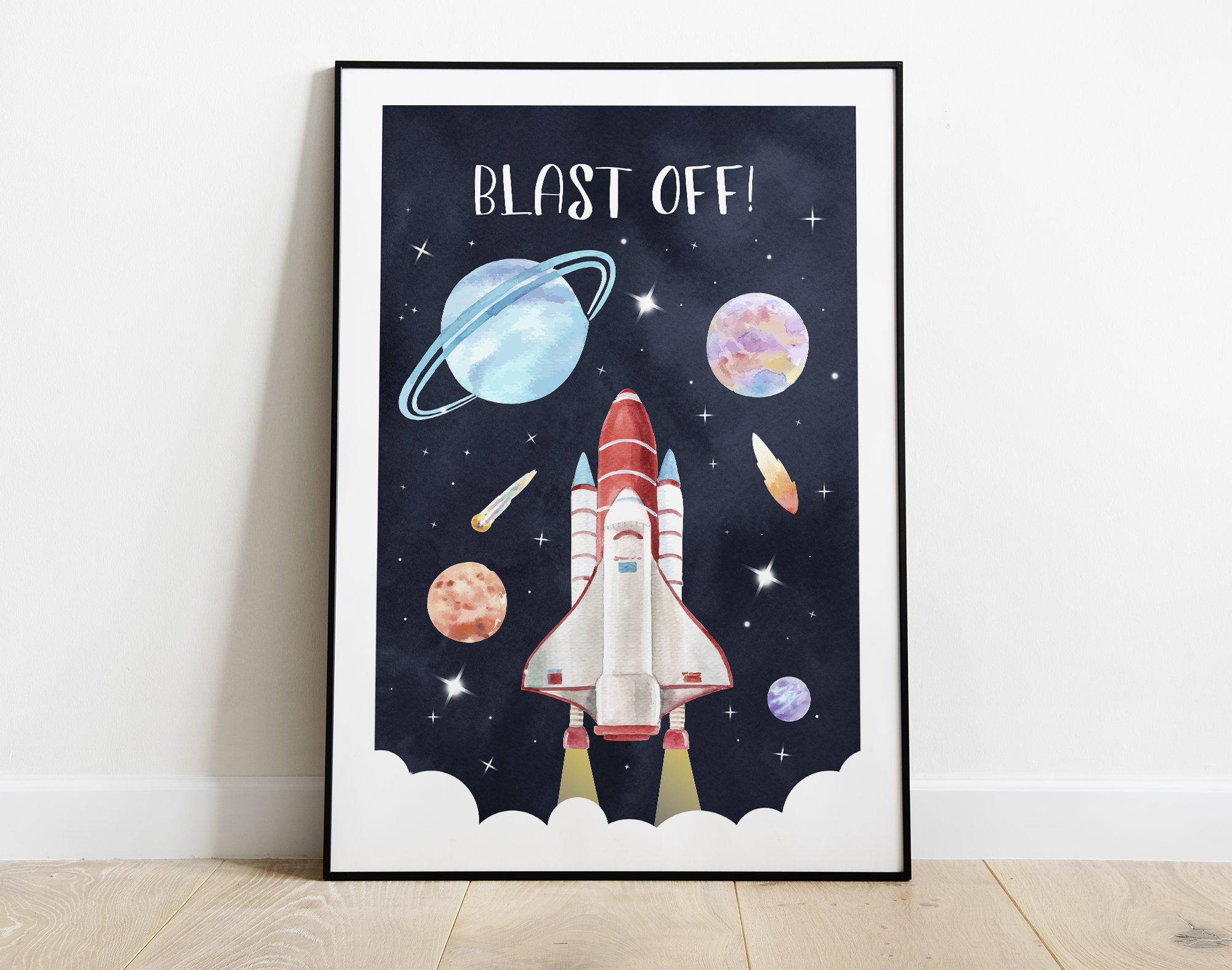 Space Rockets Posters