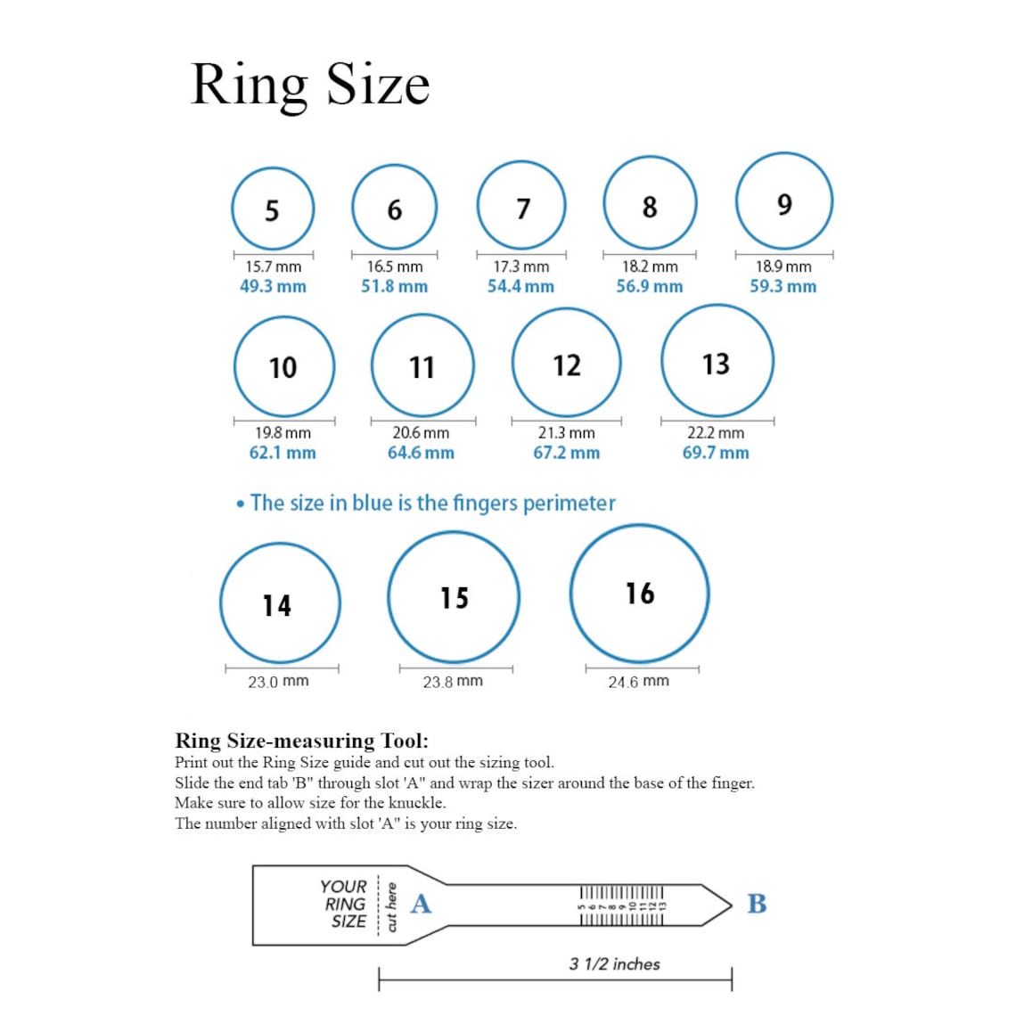 What size tree ring - wilecute