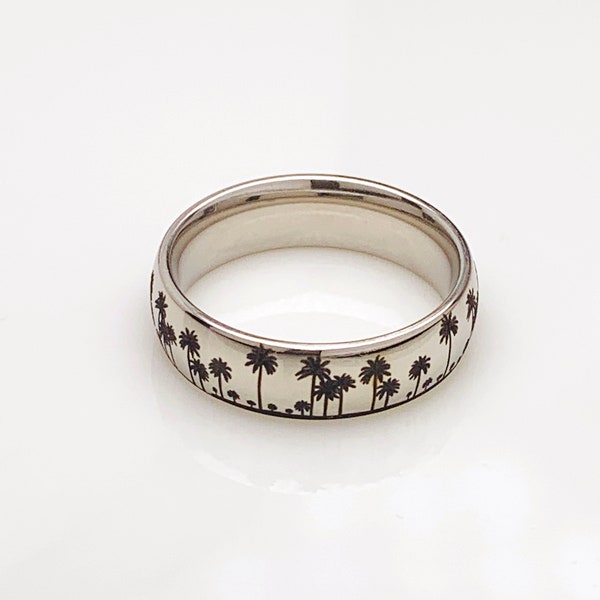 Palm Tree Ring - Etsy