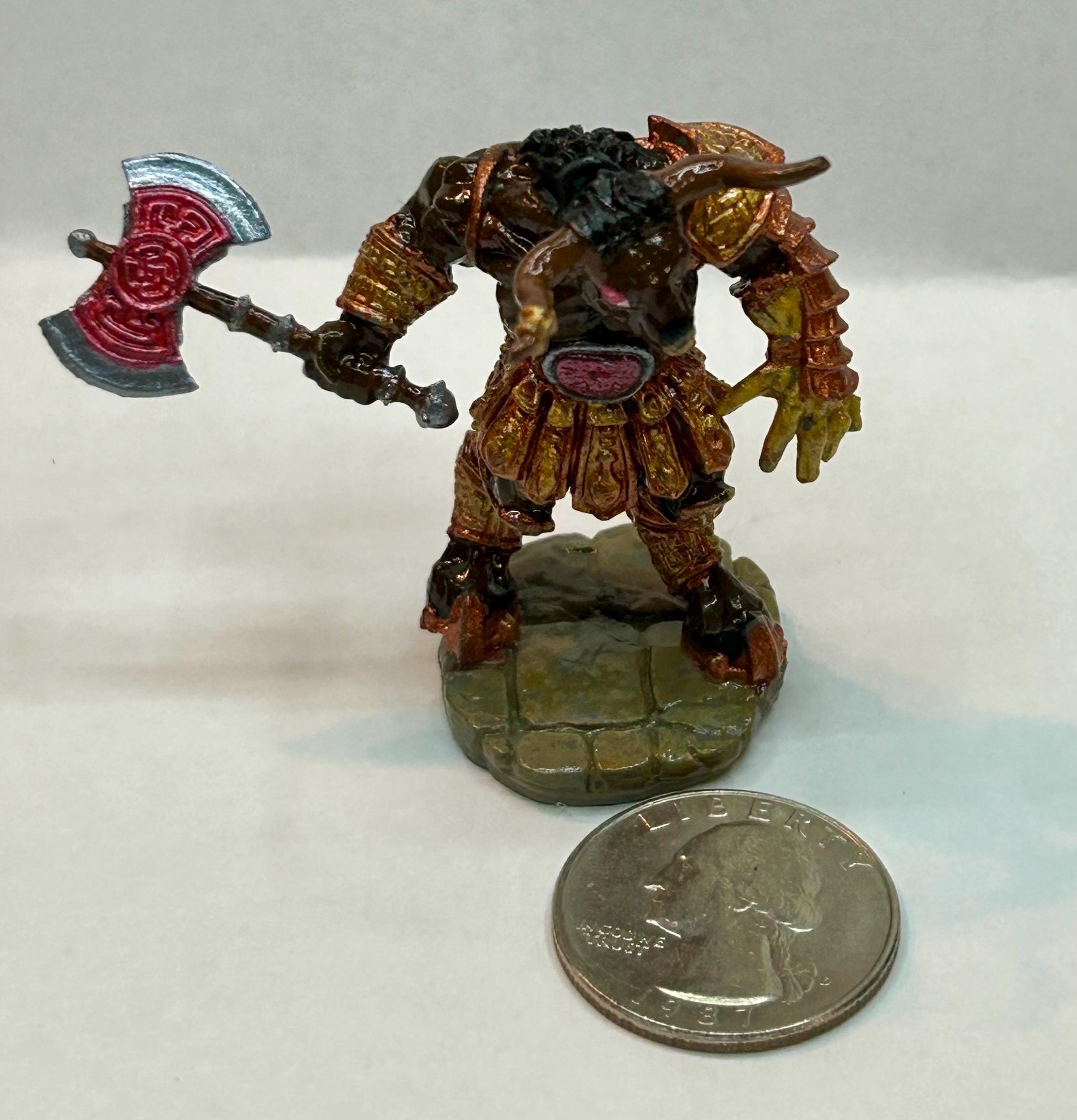 Hand Painted Minotaur Game Piece - Etsy