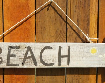 Pallet Beach Sign - Etsy