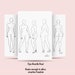 Front & Back Realistic Fashion Figure Templates | 5 Pieces Templates ...