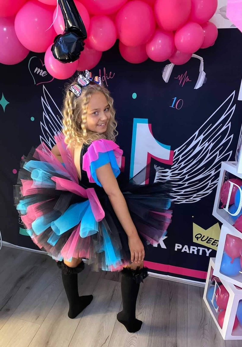 Tiktok Puffball Tutu Tiktok Tutu Tiktok Birthday Party - Etsy