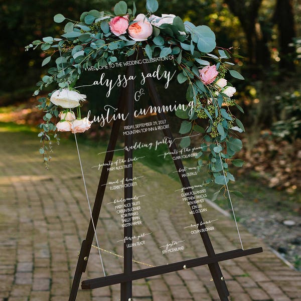 Wedding Program Sign - Etsy