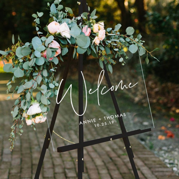 Acrylic Welcome Sign - Etsy