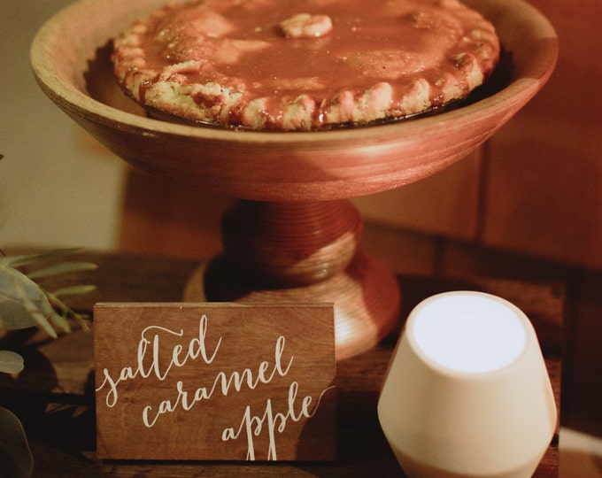 Beverage Food Sign Small Wooden Wedding Signs Wood c | Etsy