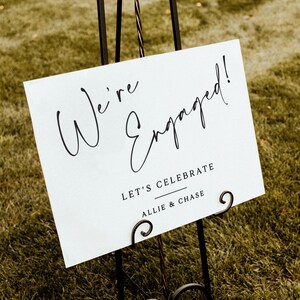 Engagement Party Sign, Engagement Sign, Acrylic Welcome Sign ...