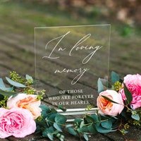 In Loving Memory Sign - Etsy
