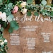 Wedding Seating Chart Sign, Escort Sign, Escort Board, Seating Board ...