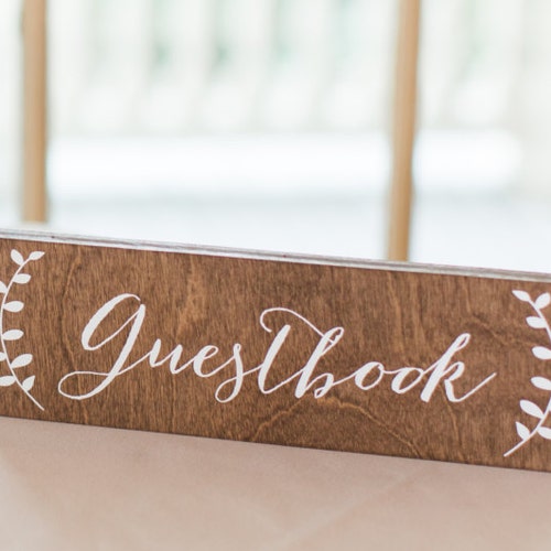 Guestbook Sign Guest Book Sign Wedding Guestbook Sign Wood | Etsy