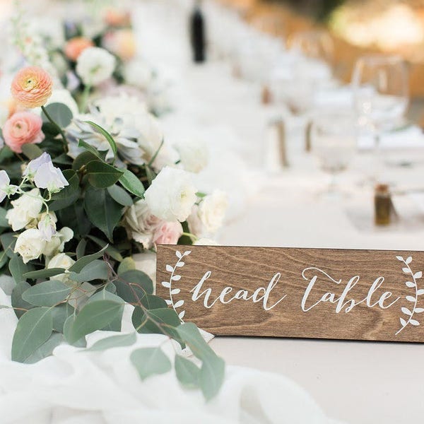 Head Table Signs - Etsy
