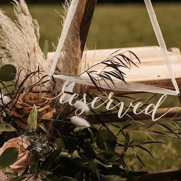 Reserved Sign - Etsy