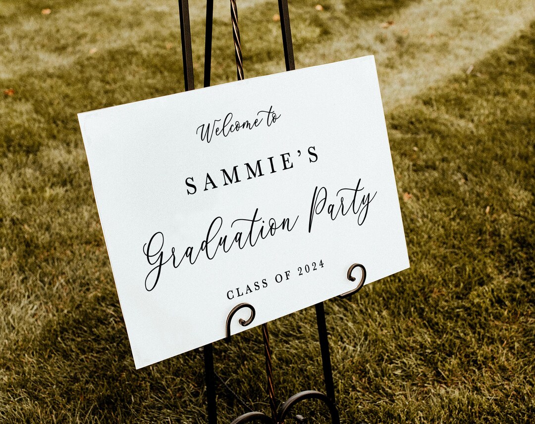 Graduation Sign, Acrylic Graduation Sign, Graduation Signs, Graduation ...