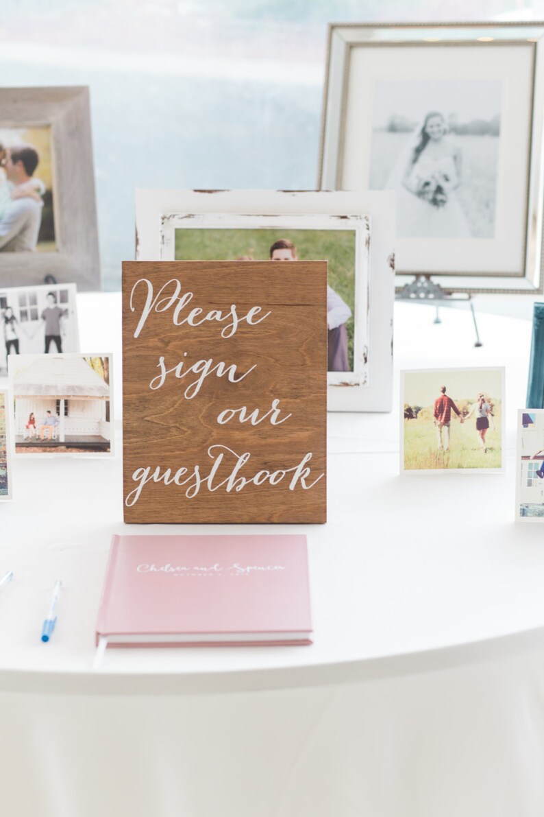 Guestbook Sign Guest Book Sign Wedding Guestbook Sign Wood - Etsy