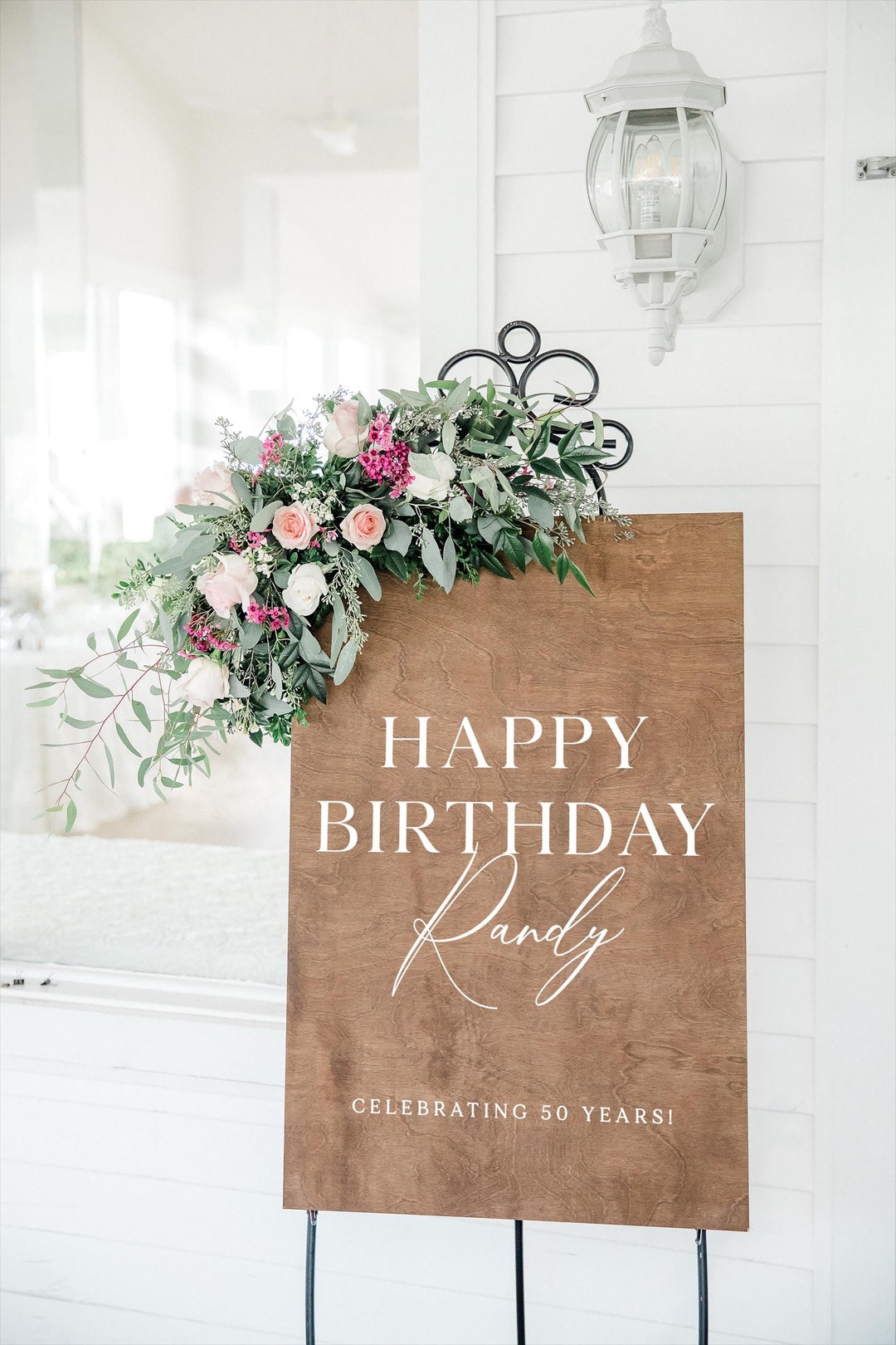 Birthday Sign, Wood Birthday Party Sign, Birthday Signs, Wooden ...
