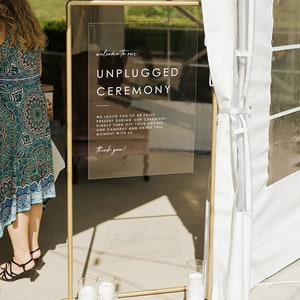 Unplugged Wedding Sign Unplugged Ceremony Sign Unplugged - Etsy